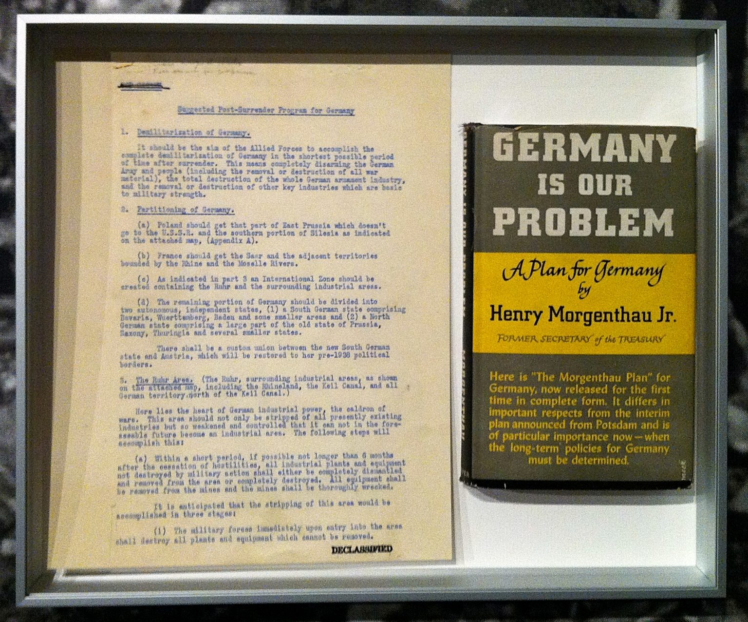 Morgenthau-Plan 1944 Henry Morgenthaus Plan für Deutschland